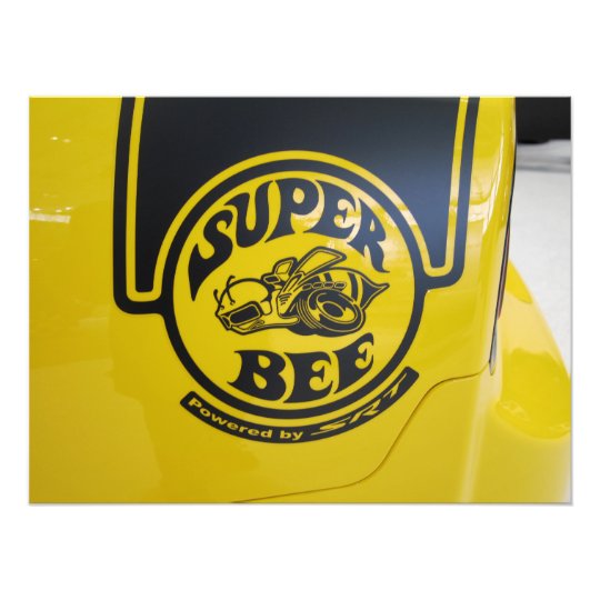 Dodge Charger SRT Super Bee Emblem Photo Print | Zazzle.com
