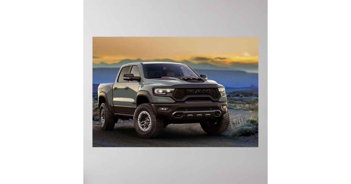 Dodge Ram 1500 TRX Poster | Zazzle