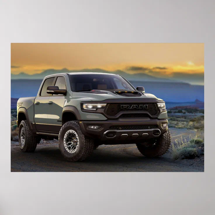 Dodge Ram 1500 TRX Poster | Zazzle