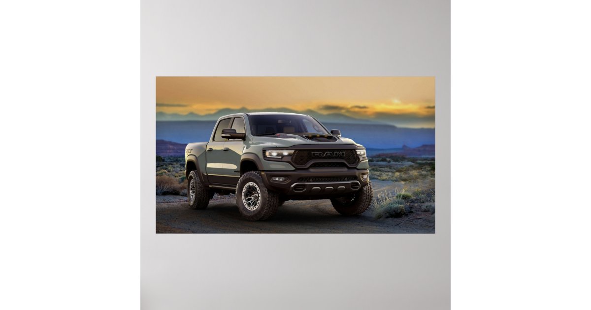 Dodge Ram 1500 TRX Poster | Zazzle