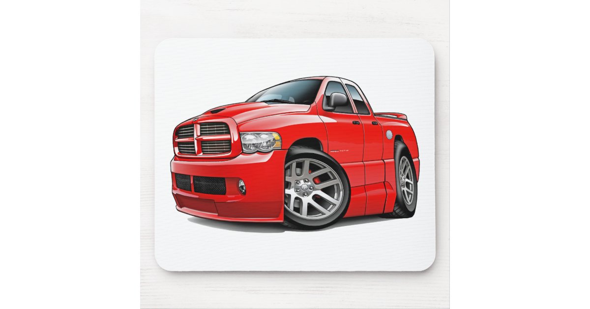 Dodge SRT10 Ram Dualcab Red Mouse Pad | Zazzle