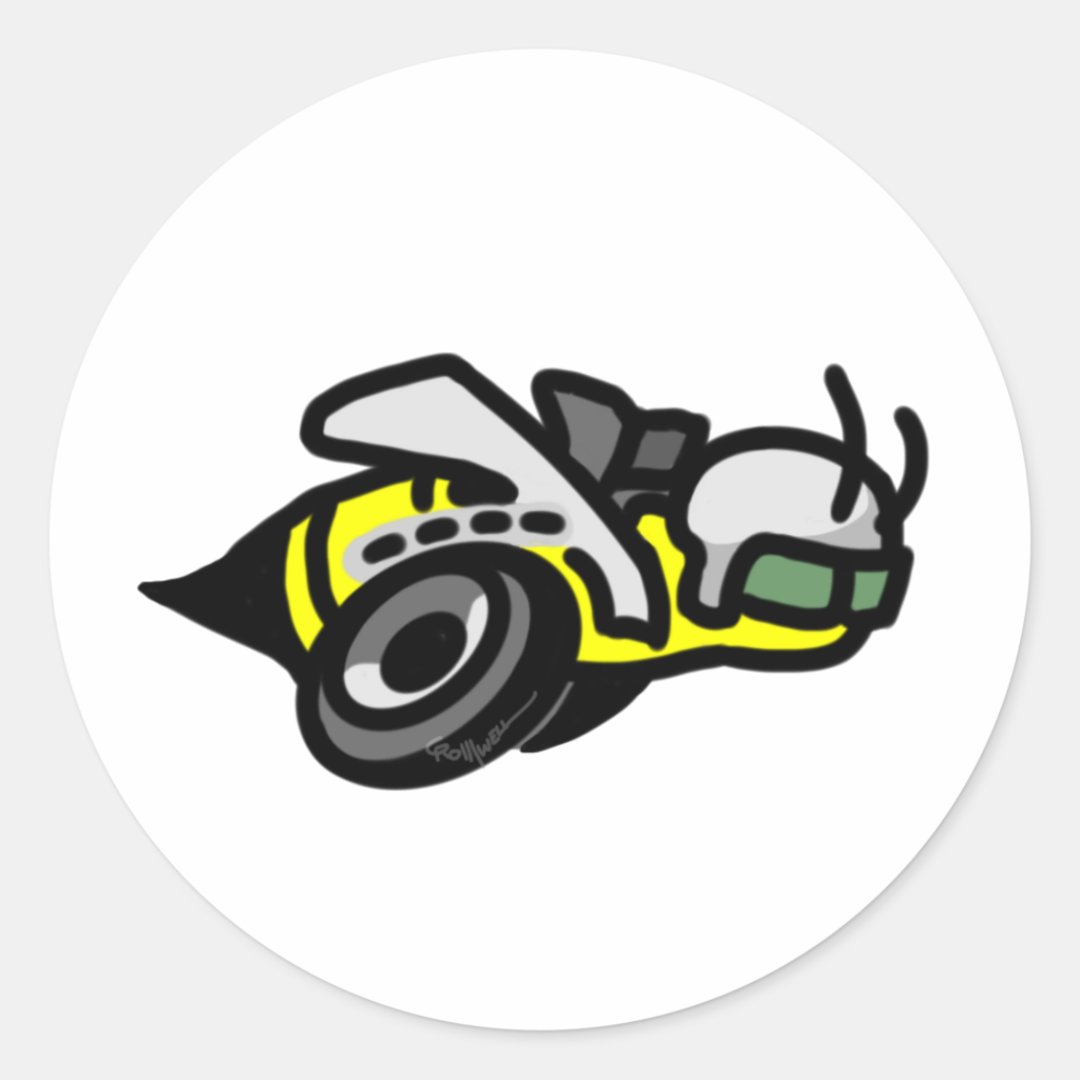 Dodge Super Bee Logo Classic Round Sticker | Zazzle