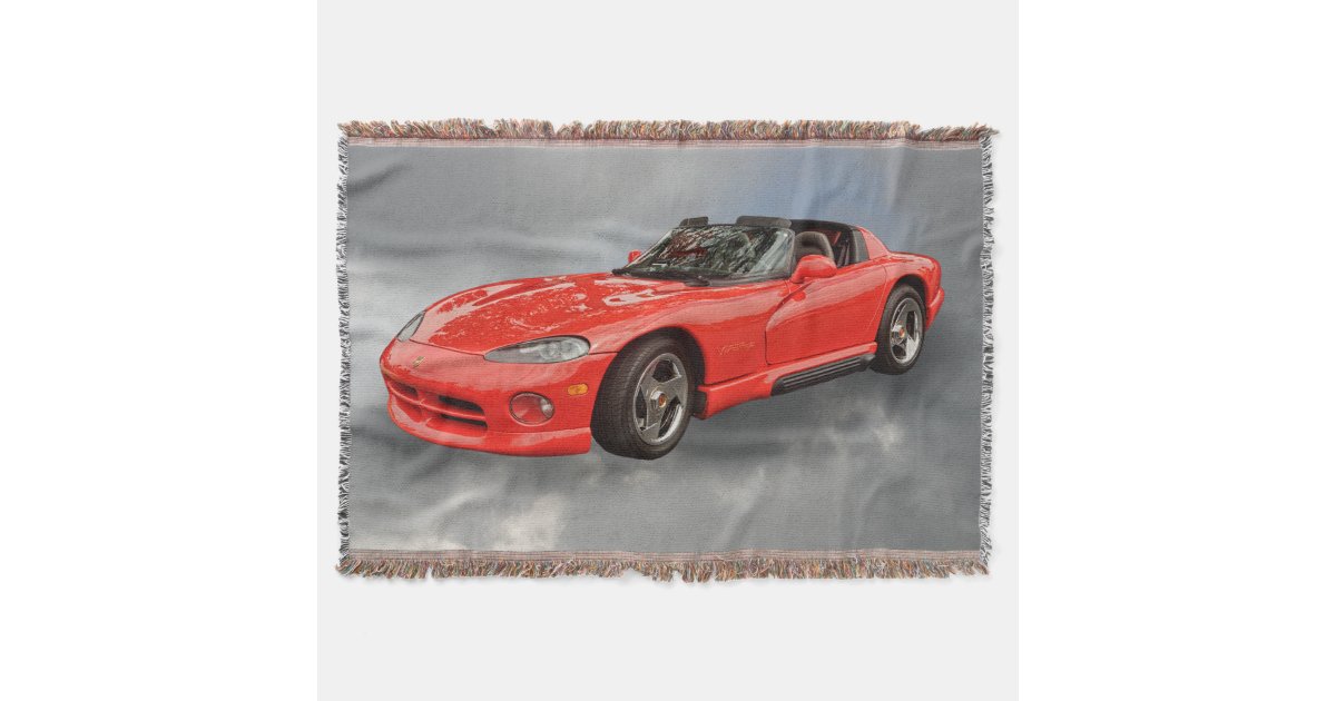 DODGE VIPER THROW BLANKET | Zazzle