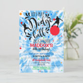 Dodgeball Party Invitation Boy Dodge Ball Invite | Zazzle