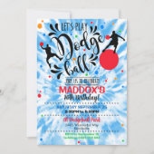 Dodgeball Party Invitation Boy Dodge Ball Invite | Zazzle