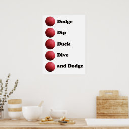 Dodgeball poster | Zazzle