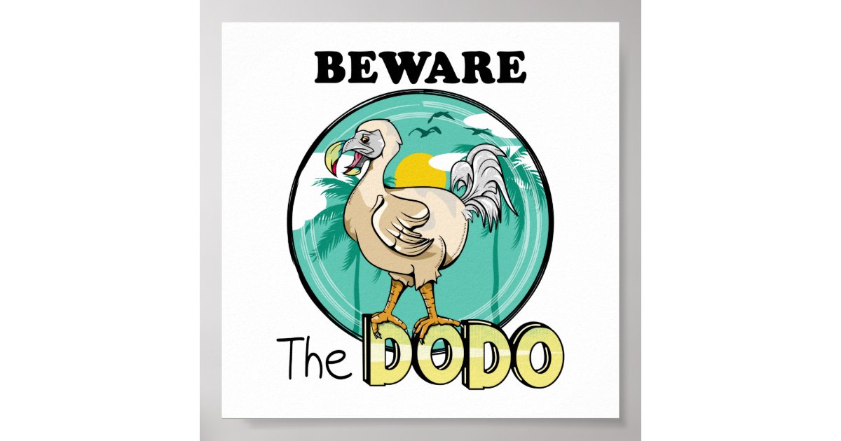 Dodo bird poster | Zazzle