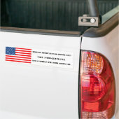 Does My American Flag Offend You? - Bumpersticker Bumper Sticker | Zazzle
