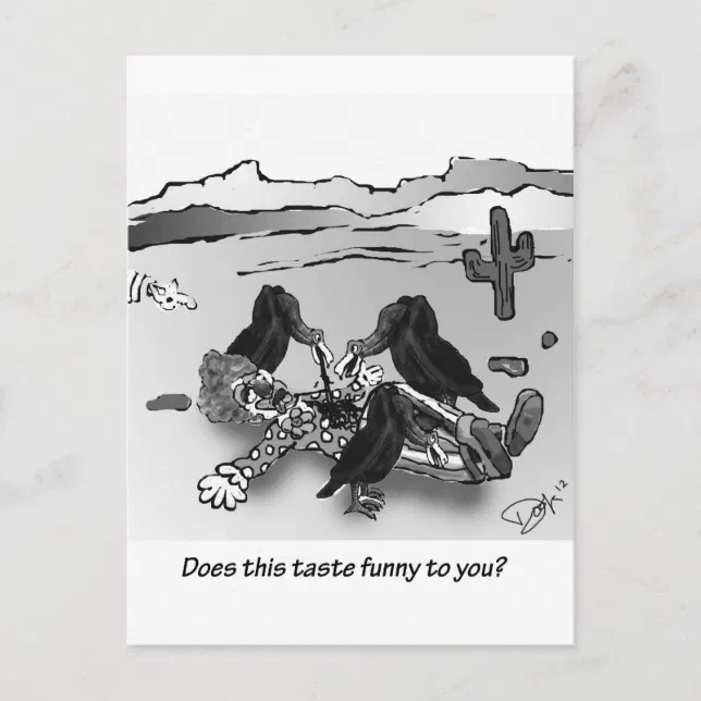Does this taste funny to you? postcard | Zazzle