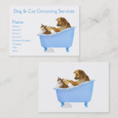 Dog and Cat Grooming Service Business Card | Zazzle