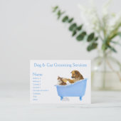 Dog and Cat Grooming Service Business Card | Zazzle