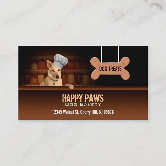 Dog Bakery Business Cards | Zazzle