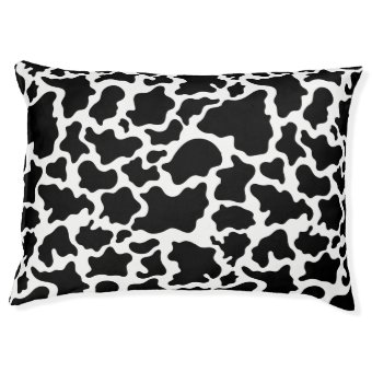 Dog Bed-Cow Print Pet Bed | Zazzle