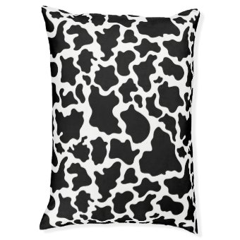 Dog Bed-Cow Print Pet Bed | Zazzle