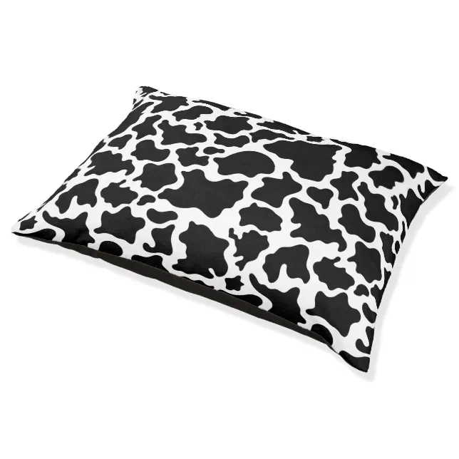 Dog Bed-Cow Print Pet Bed | Zazzle
