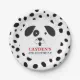 Dog Black Spot Dalmatian Birthday Paper Plates | Zazzle