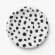 Dog Black Spot Dalmatian Birthday Paper Plates | Zazzle