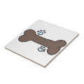 Dog Bone Ceramic Tile | Zazzle