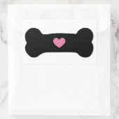 Dog Bone Rectangular Sticker | Zazzle