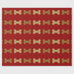 Dog Bones Pet Gift Wrapping Paper | Zazzle
