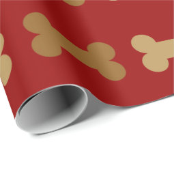 Dog Bones Pet Gift Wrapping Paper | Zazzle