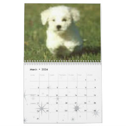 Dog calander calendar | Zazzle