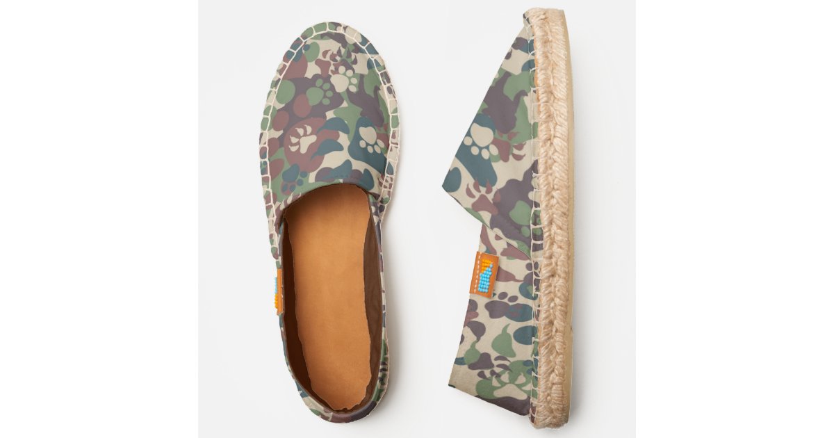 Dog Camouflage Pattern Espadrilles | Zazzle