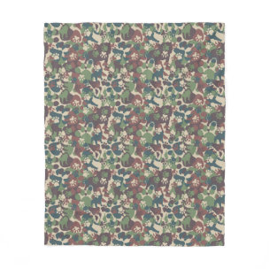 Dog Camouflage Pattern Fabric | Zazzle