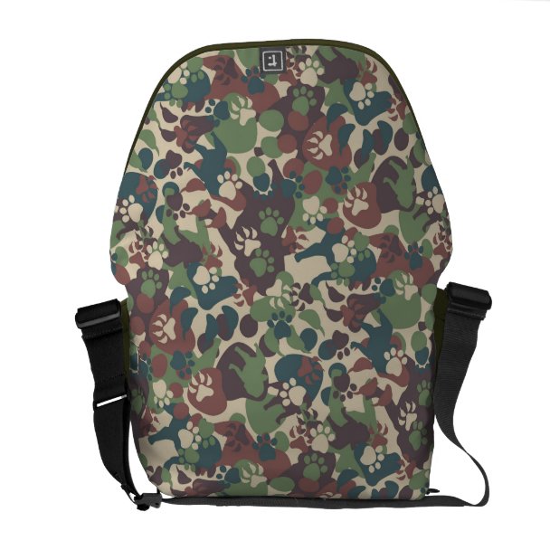 Dog Camouflage Pattern Fabric | Zazzle.com