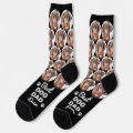 DOG DAD Personalized Cute Pet Photo Novelty Crew Socks | Zazzle