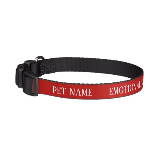 Dog Emotional Support Alert Collar Custom | Zazzle