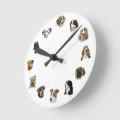 Dog face clock | Zazzle