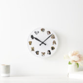 Dog face clock | Zazzle