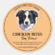 Dog food Sticker business Label | Zazzle