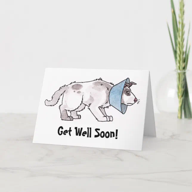 Dog "Get Well Soon" Card | Zazzle