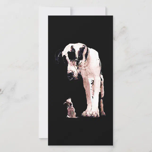 Dog Gifts | Family Great Dane Lovers Thank You Card | Zazzle