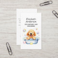 Dog Groomer Golden Doodle Appointment Business Card | Zazzle
