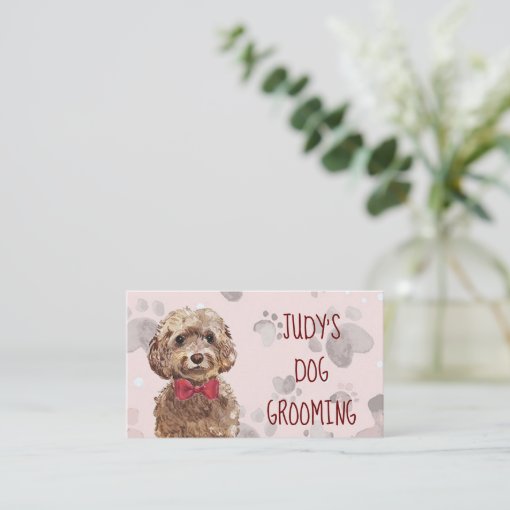 Dog Grooming Appointment Card | Zazzle