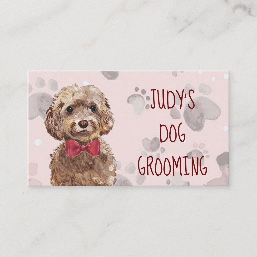 Dog Grooming Appointment Card | Zazzle