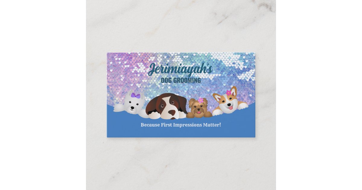 Dog Grooming Business Cards | Zazzle