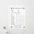 Dog Grooming Report Card | Zazzle
