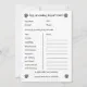 Dog Grooming Report Card | Zazzle