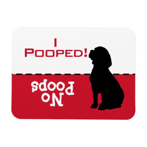 Dog Has To Go Potty Poop Magnet, beagle hound Magnet | Zazzle