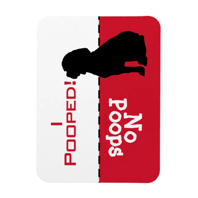 Dog Has To Go Potty Poop Magnet, beagle hound Magnet | Zazzle