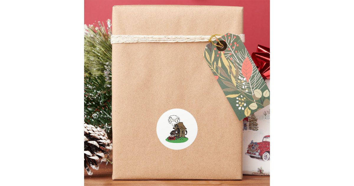 Dog House Stickers | Zazzle