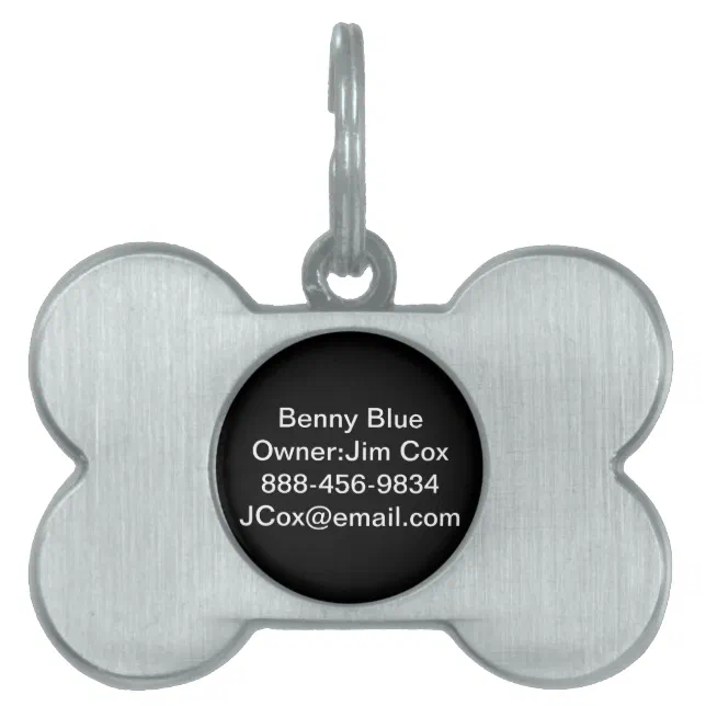 Dog Identification Tag | Zazzle