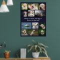 Dog Lover 12 Photos Home Is Where Our Dog Is Poster | Zazzle
