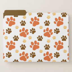 Dog Lovers Pattern File Folder | Zazzle