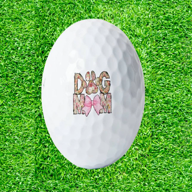 Dog Mom Gift Golf Balls | Zazzle