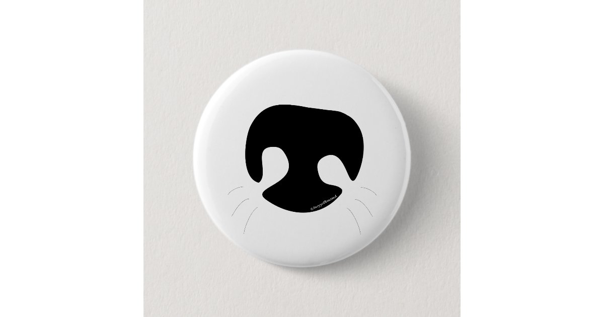 Dog Nose Button | Zazzle